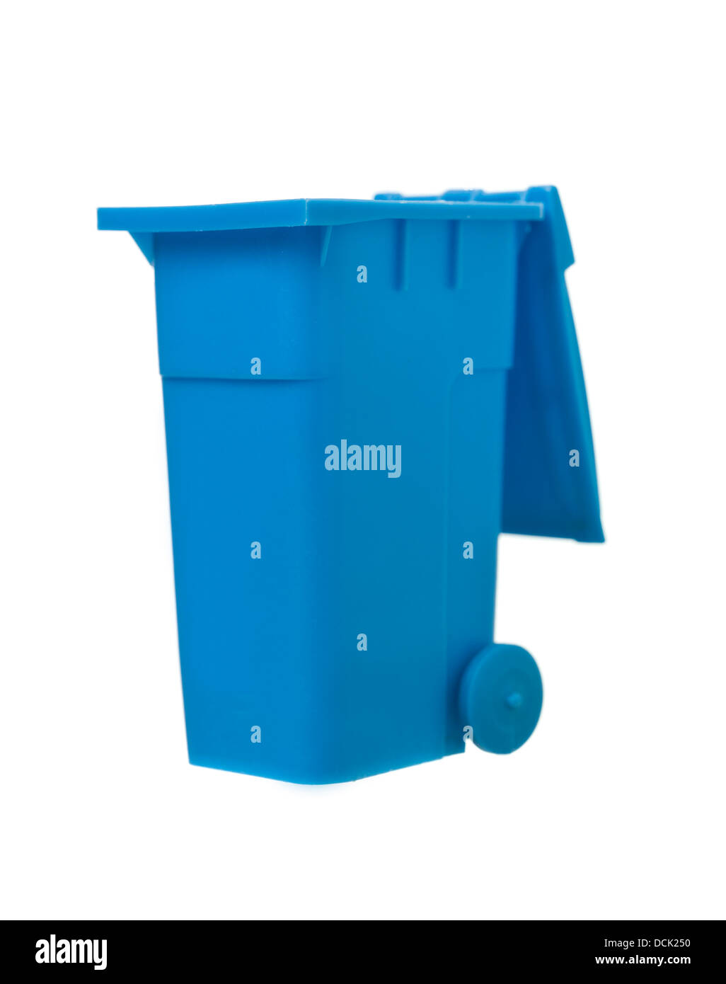 Blue Recycling Bin Stock Photo - Alamy
