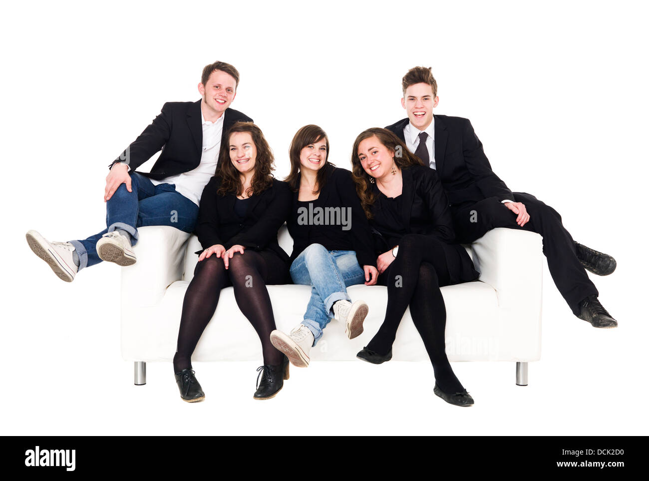 Group of women sitting on sofa hi-res stock photography and images - Alamy