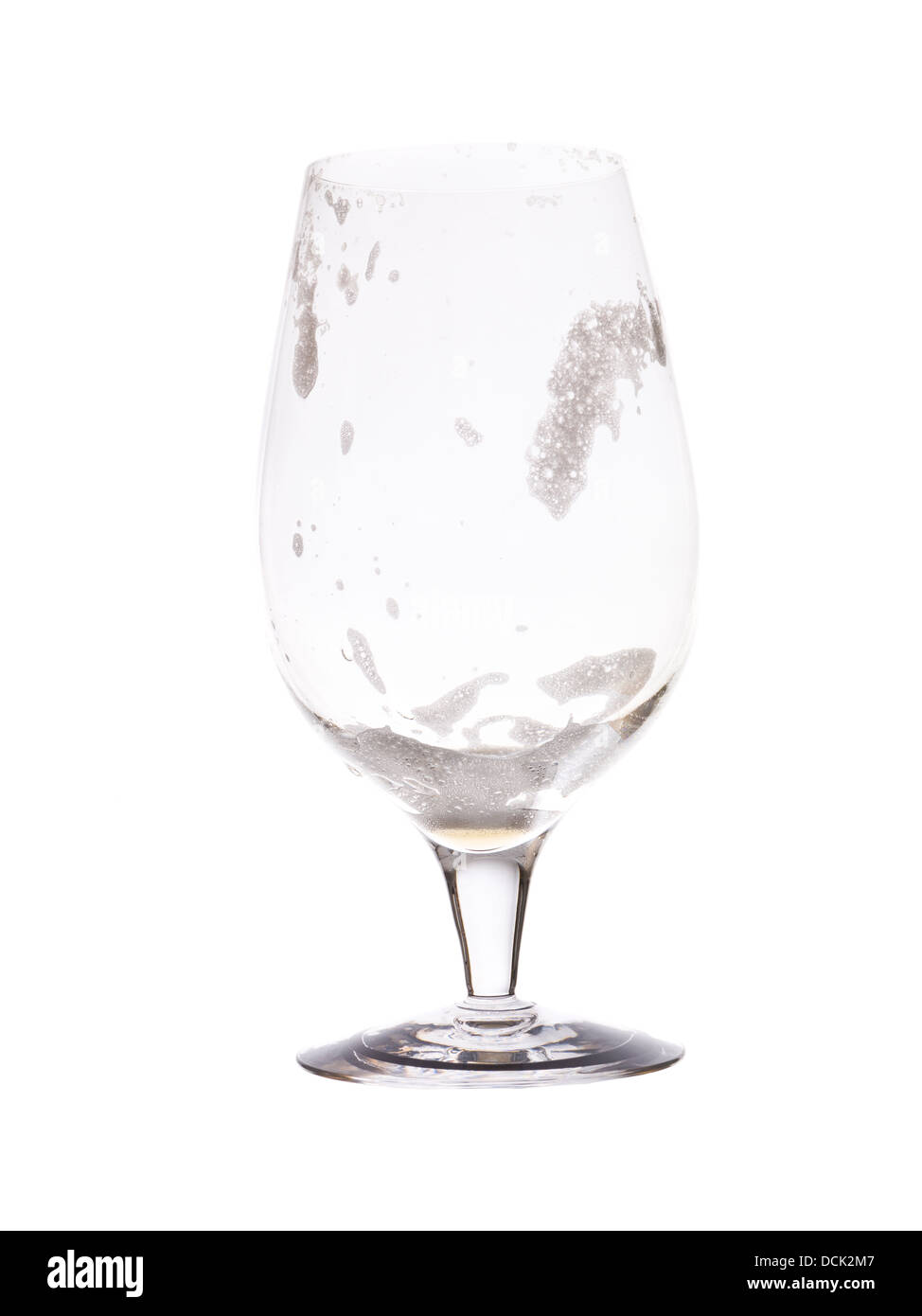 Empty glass of beer Stock Photo - Alamy