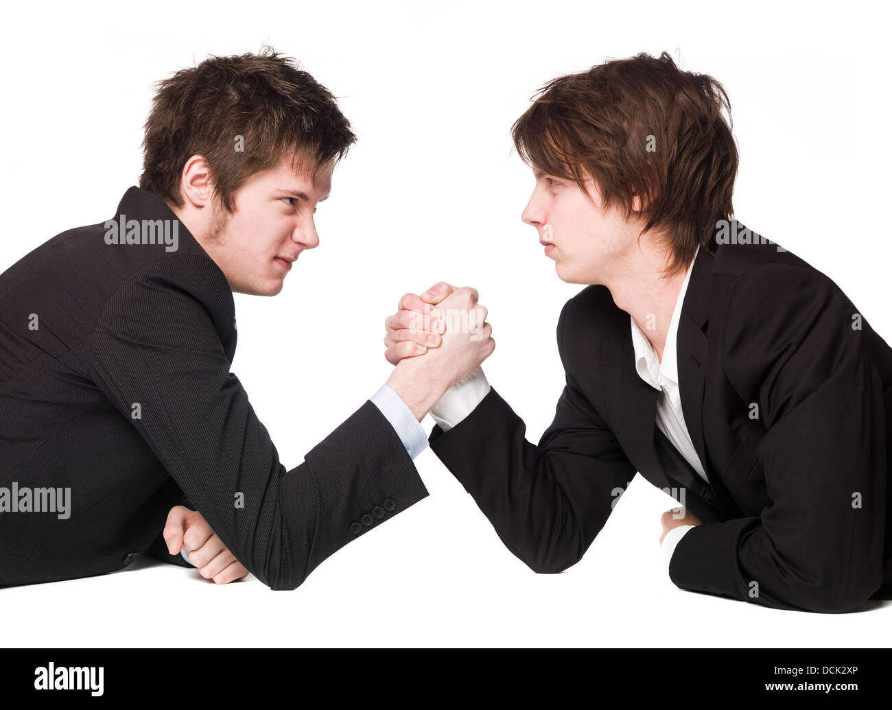 Two men fight suit hi-res stock photography and images - Alamy