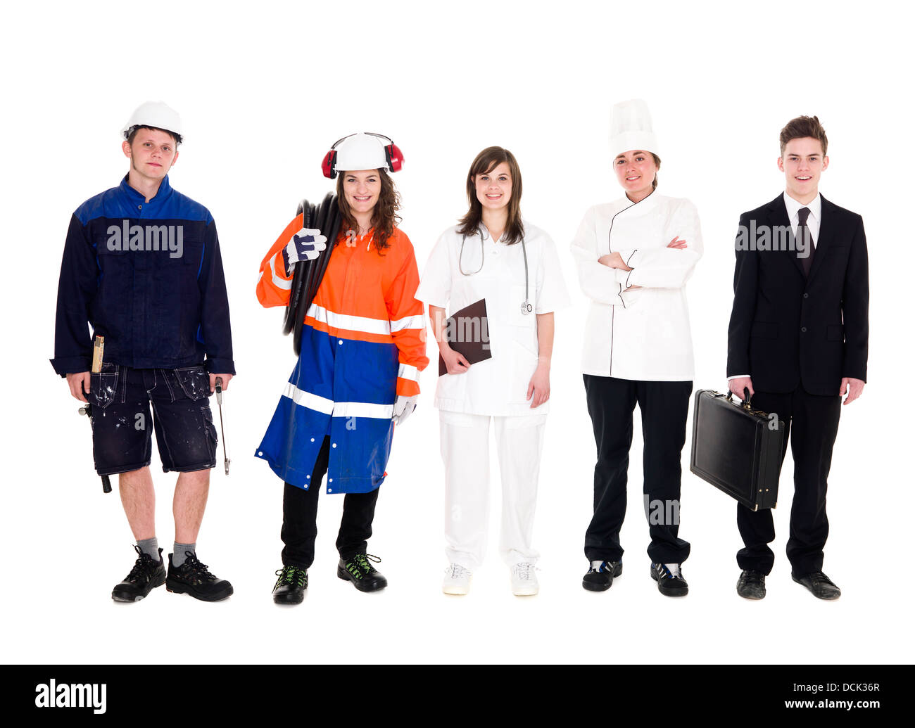 Group of people with different occupation Stock Photo - Alamy