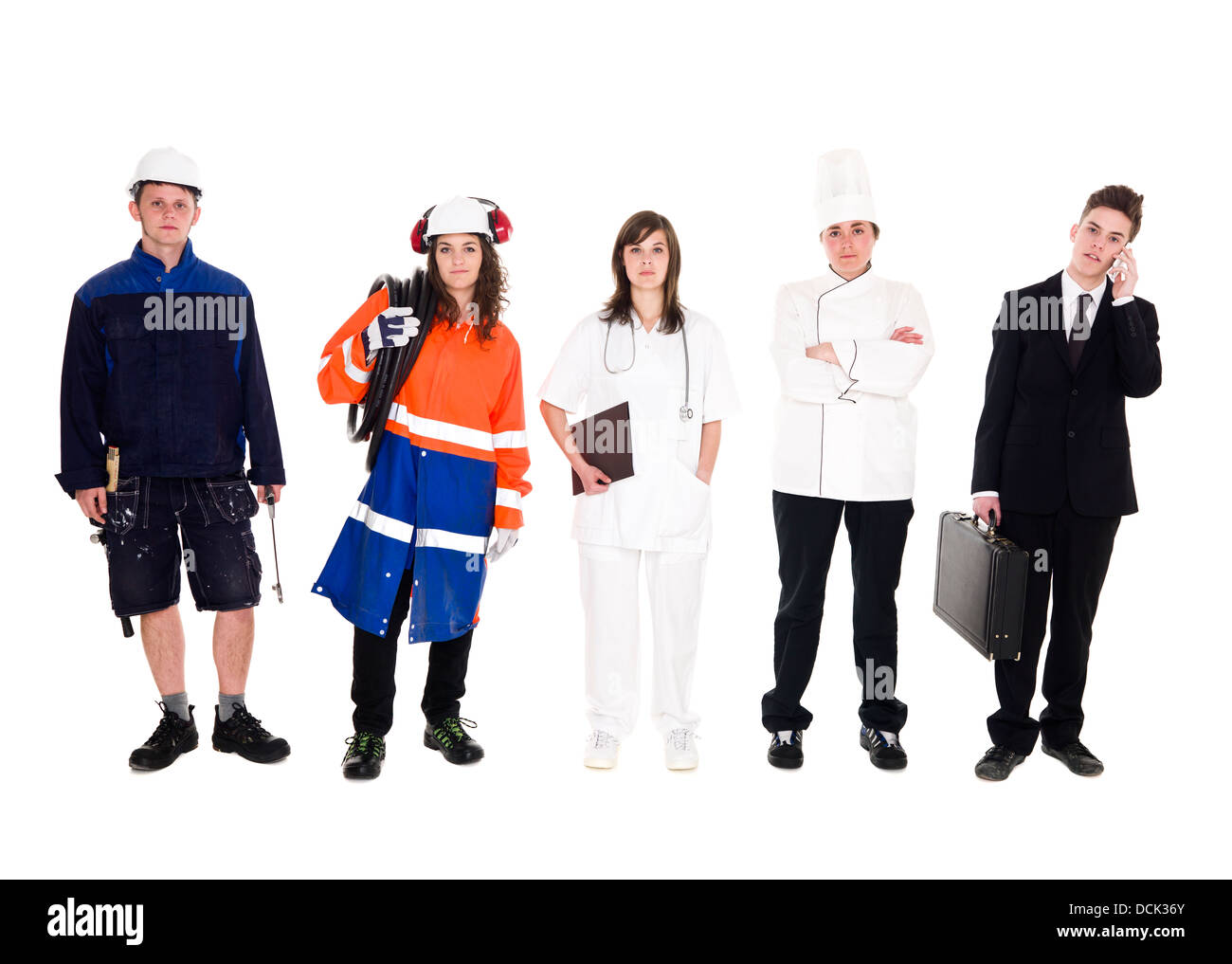People group different occupations Cut Out Stock Images & Pictures - Alamy