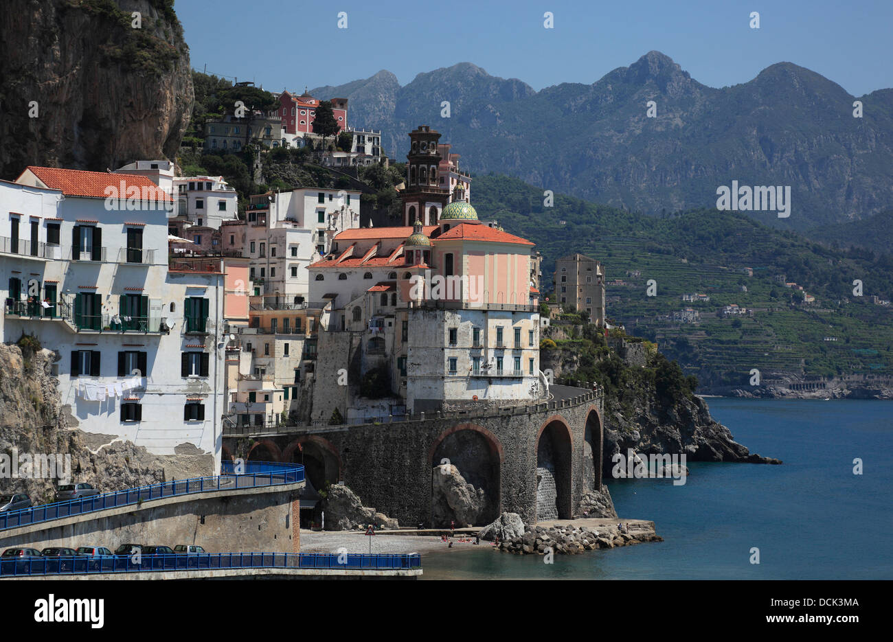 City Atrani on the Amalfi Coast, Campania, Italy Stock Photo - Alamy