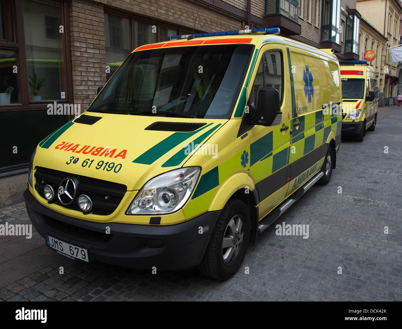 The Mercedes Sprinter Ambulance is showcased in Malmo, designed for ...