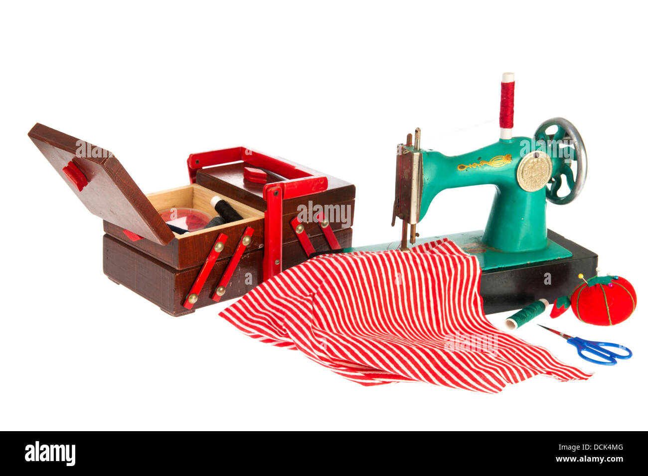 Garment making machine Cut Out Stock Images & Pictures - Alamy