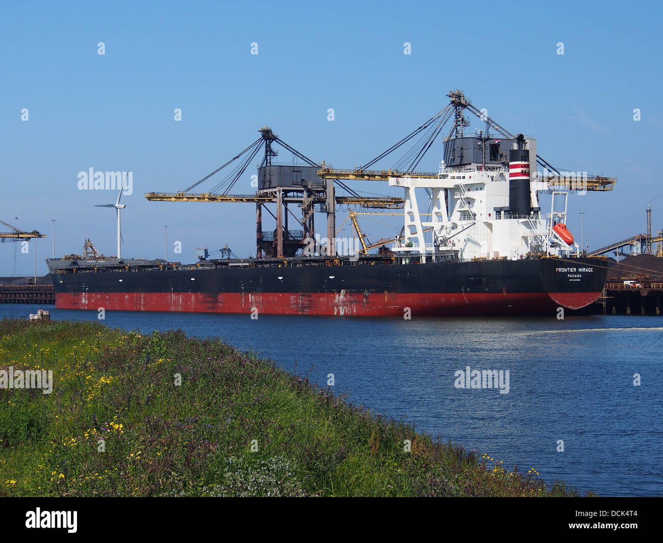 The FRONTIER MIRAGE is an oil tanker and cargo vessel, identified by ...