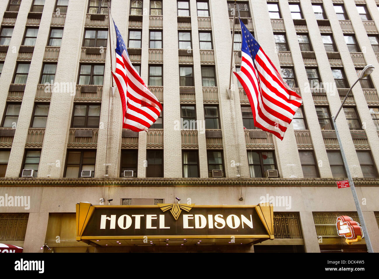 hotel Edison sign Stock Photo - Alamy