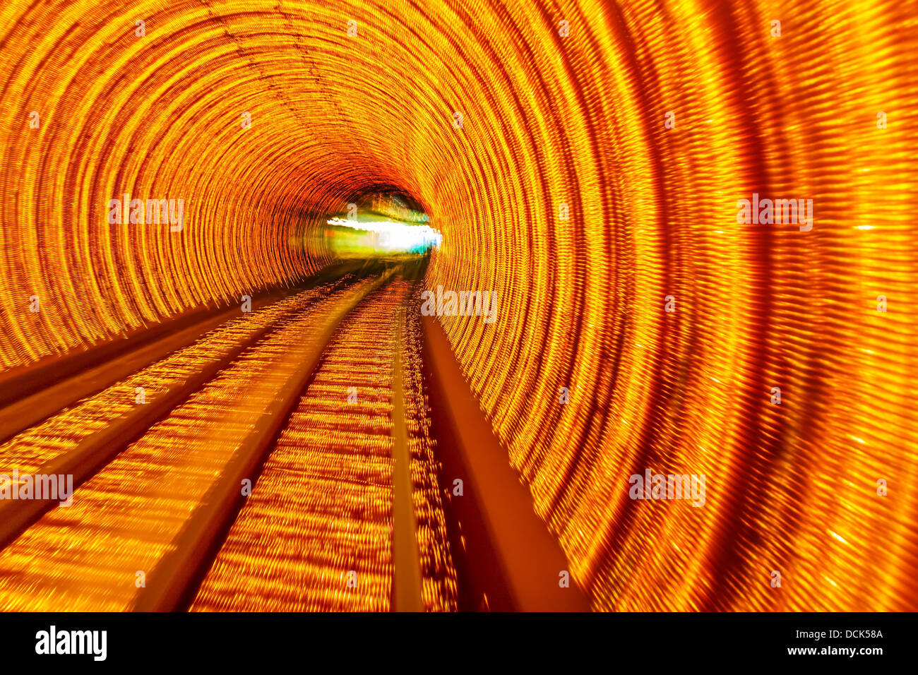 Golden Highway Rail Abstract Underground Railway Pudong Bund Shanghai ...