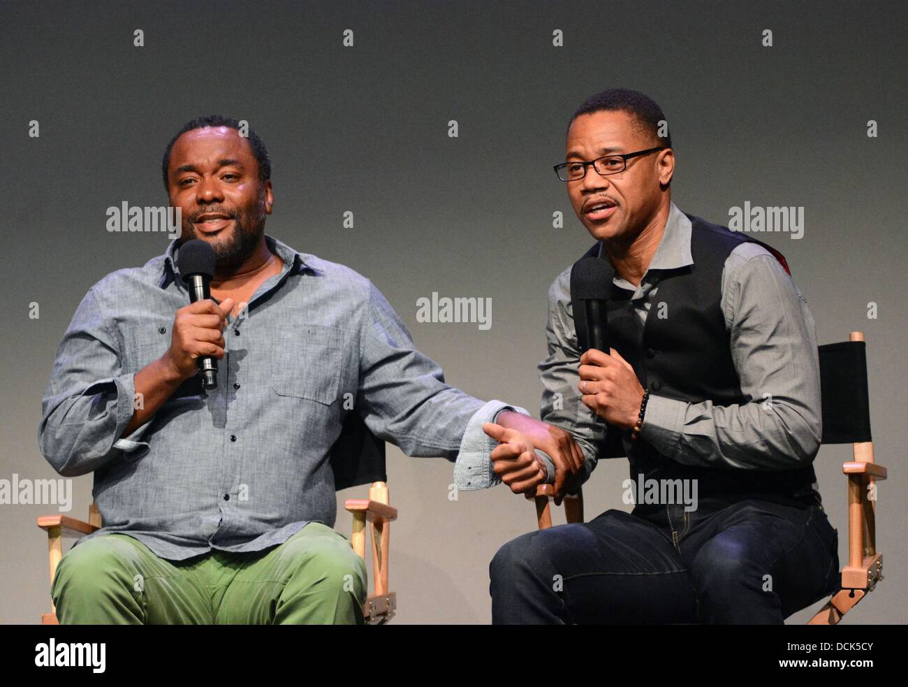 New York, NY. 19th Aug, 2013. Lee Daniels, Cuba Gooding Jr. at in-store ...