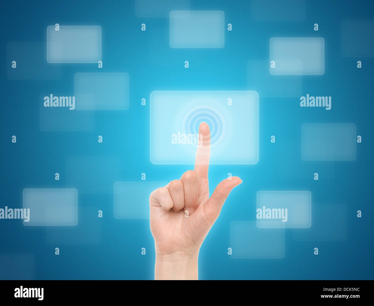 Touch Screen Concept Stock Photo - Alamy