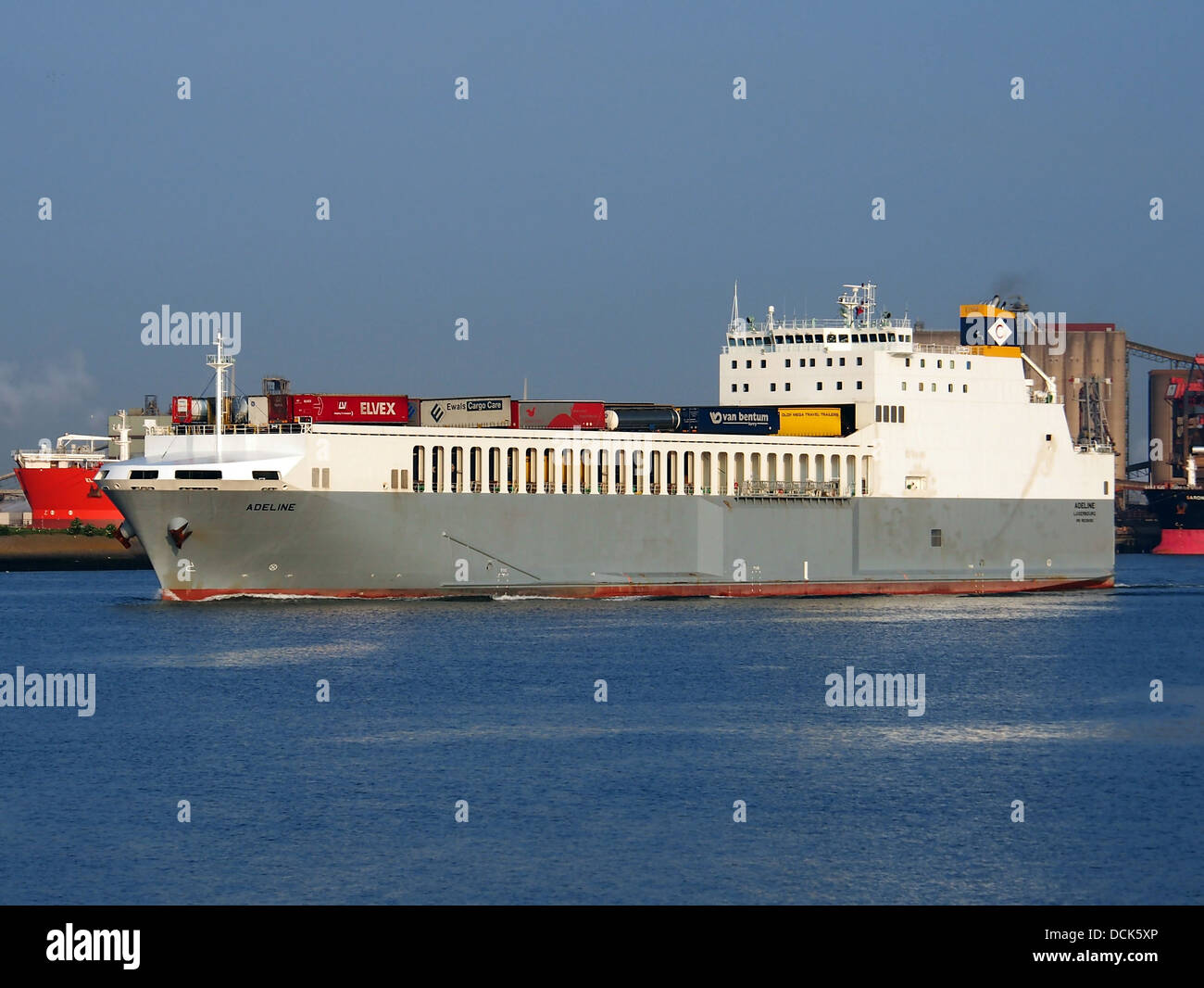 ADELINE, an oil tanker with the IMO number 9539092, is captured in a ...