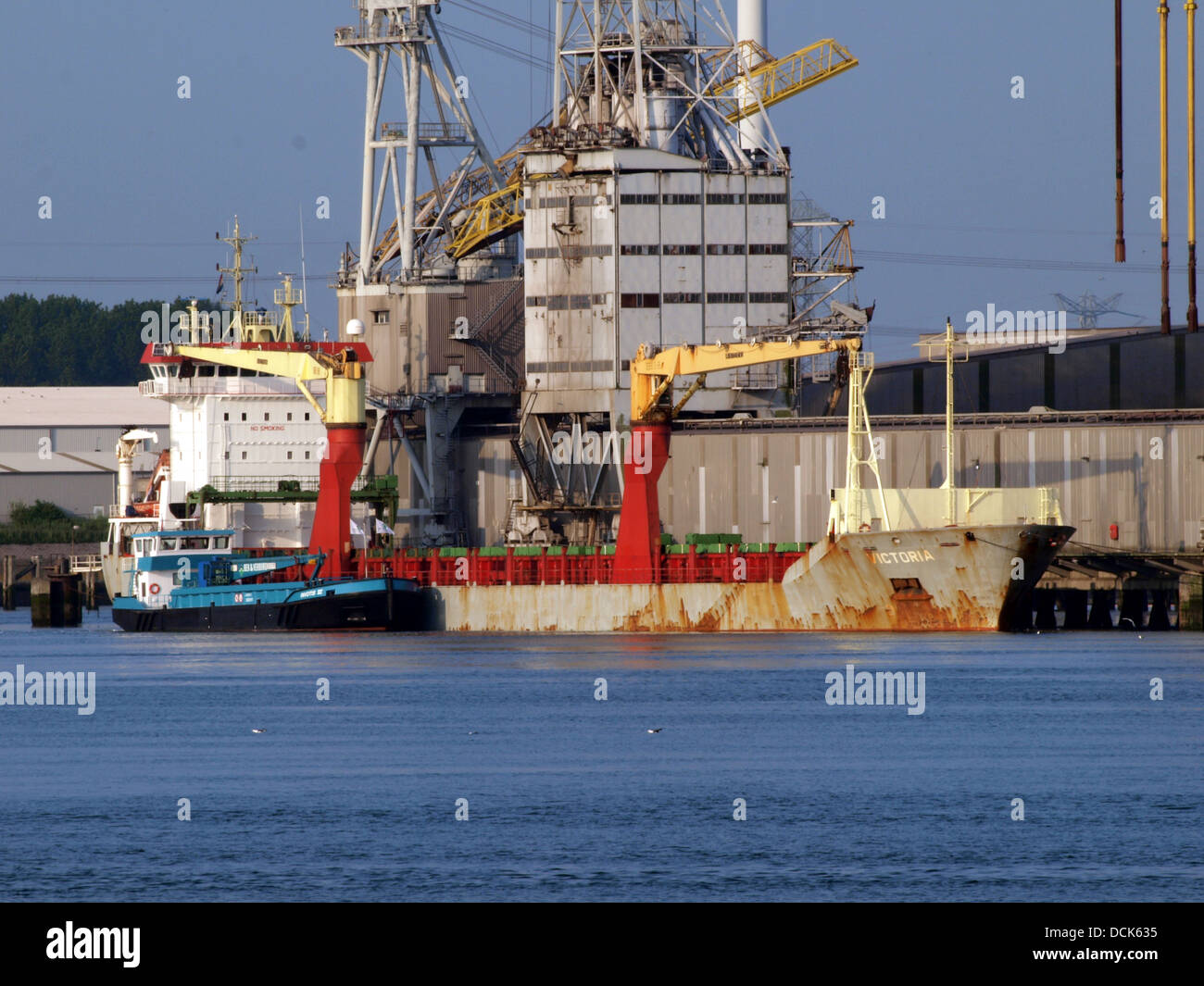 The Victoria, an oil tanker with IMO number 9290074, is a large freight ...