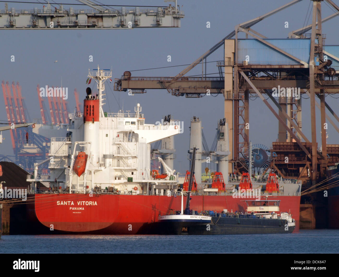 The Santa Victoria is a bulk oil tanker, identified by its IMO number ...