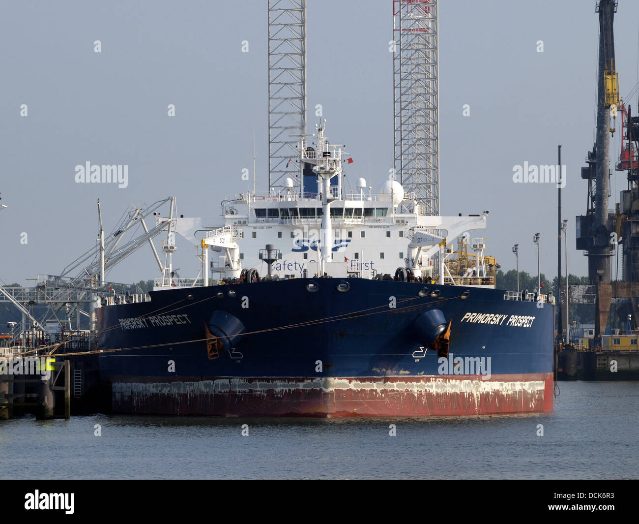 The Primorsky Prospect, an oil tanker with IMO number 9511533 ...