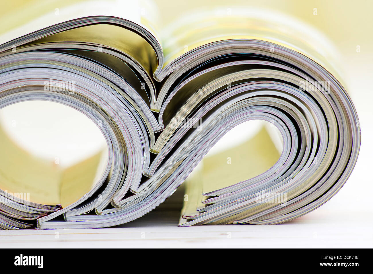 colorful newspapers - relaxing time Stock Photo - Alamy