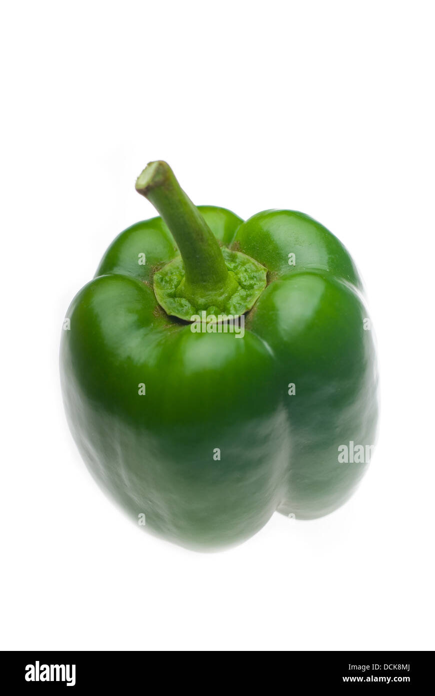 fresh green bell pepper Stock Photo - Alamy