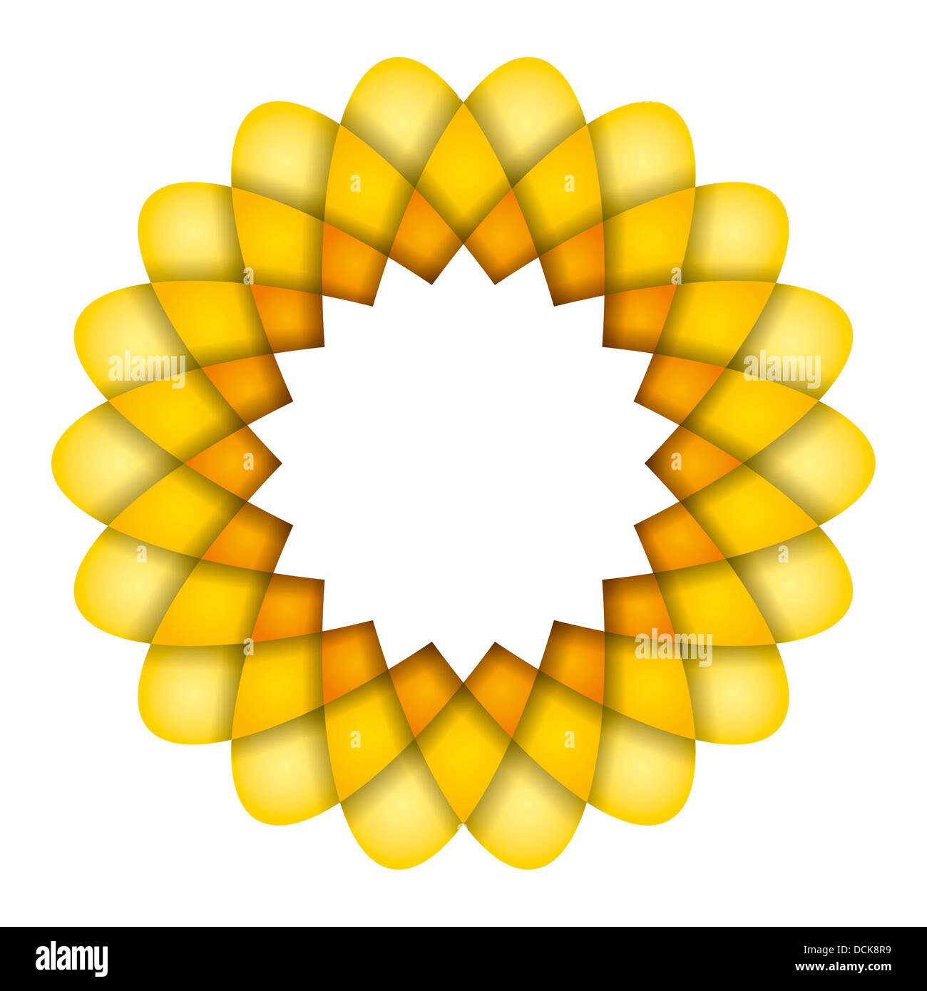 yellow flower graphic Stock Photo - Alamy