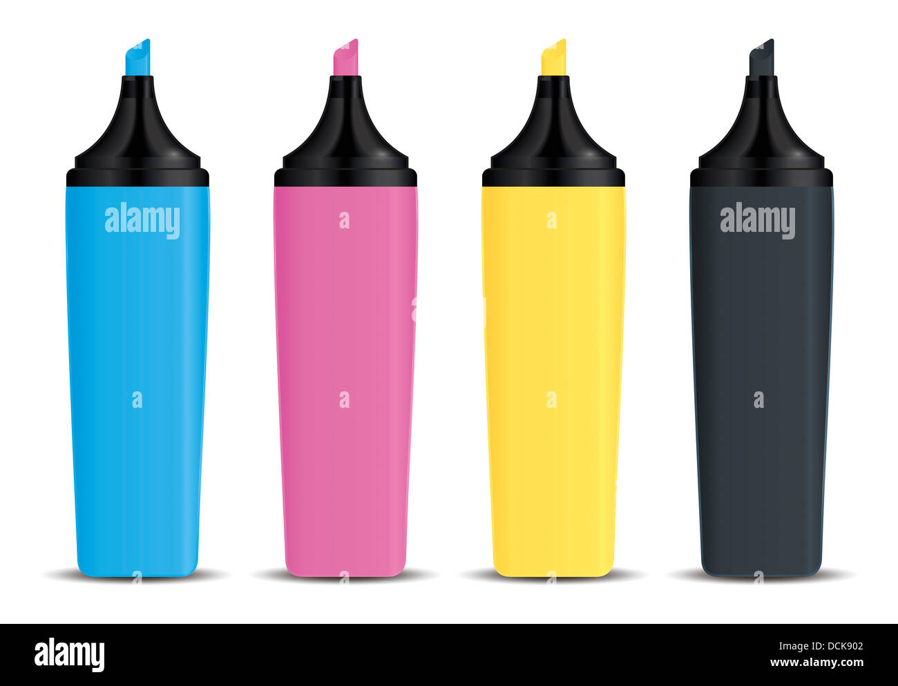 Black colour marker hi-res stock photography and images - Alamy