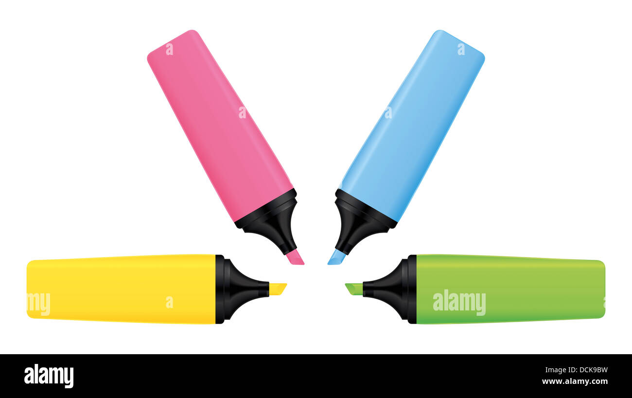 neon text marker Stock Photo - Alamy