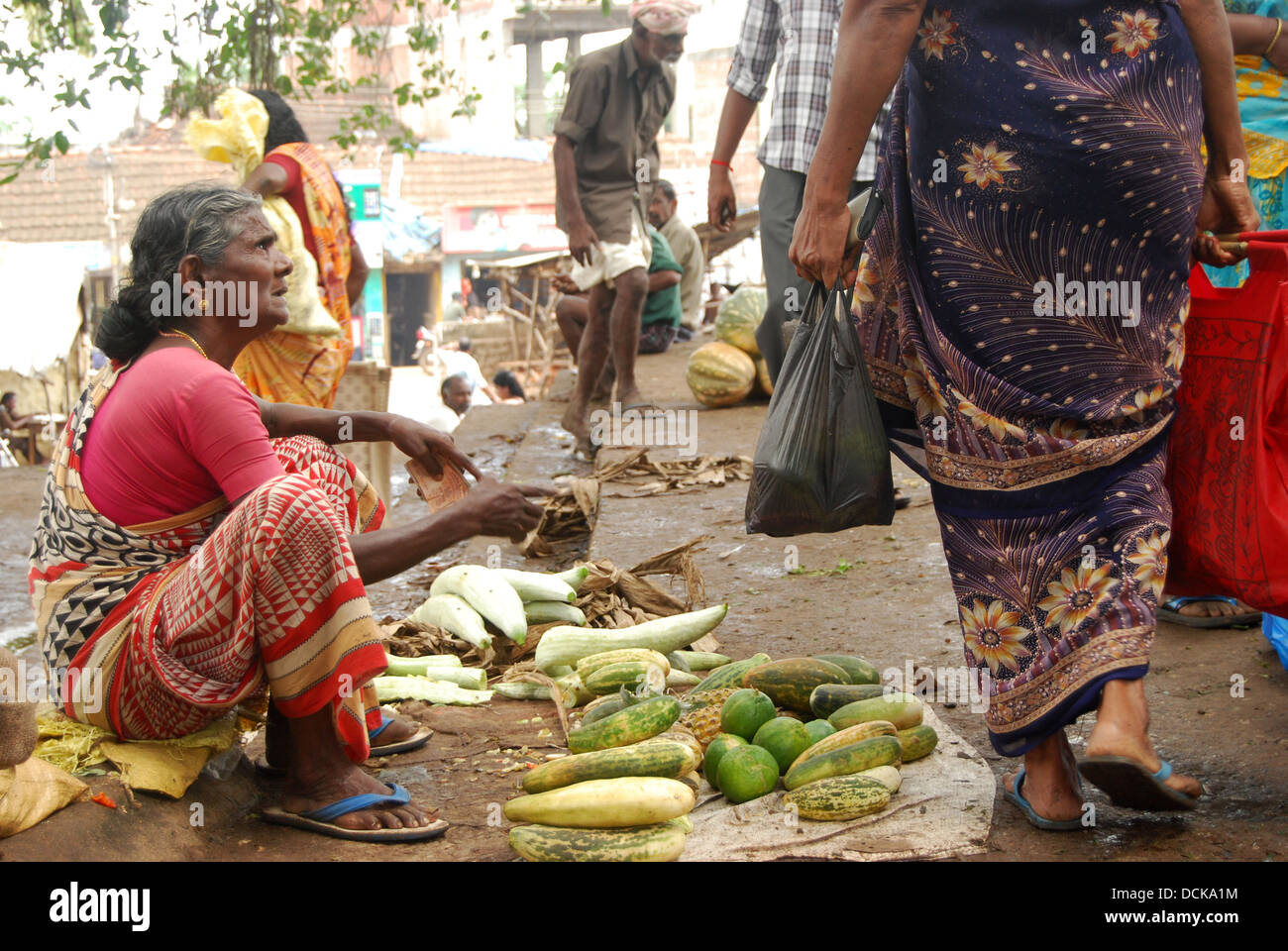 Vegetable seller hi-res stock photography and images - Alamy