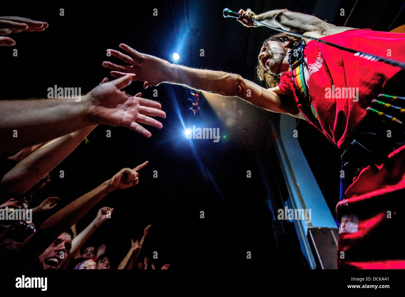 Toronto, Ontario, Canada. 19th Aug, 2013. Leader of American gypsy punk ...