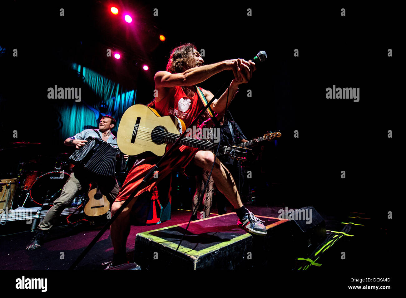 Toronto, Ontario, Canada. 19th Aug, 2013. Leader of American gypsy punk ...