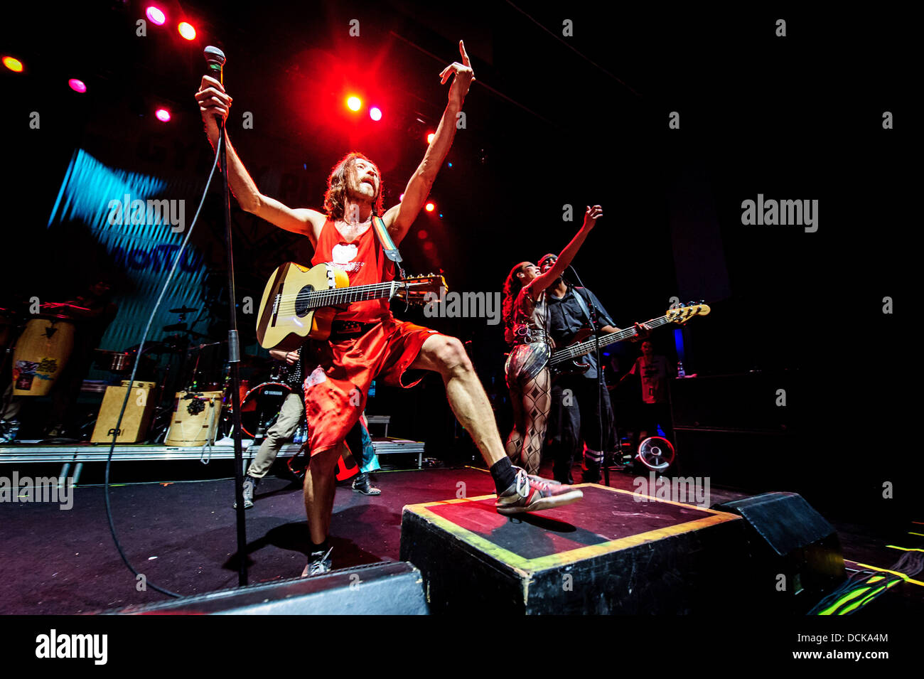 Toronto, Ontario, Canada. 19th Aug, 2013. Leader of American gypsy punk ...