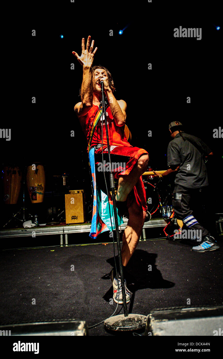 Toronto, Ontario, Canada. 19th Aug, 2013. Leader of American gypsy punk ...