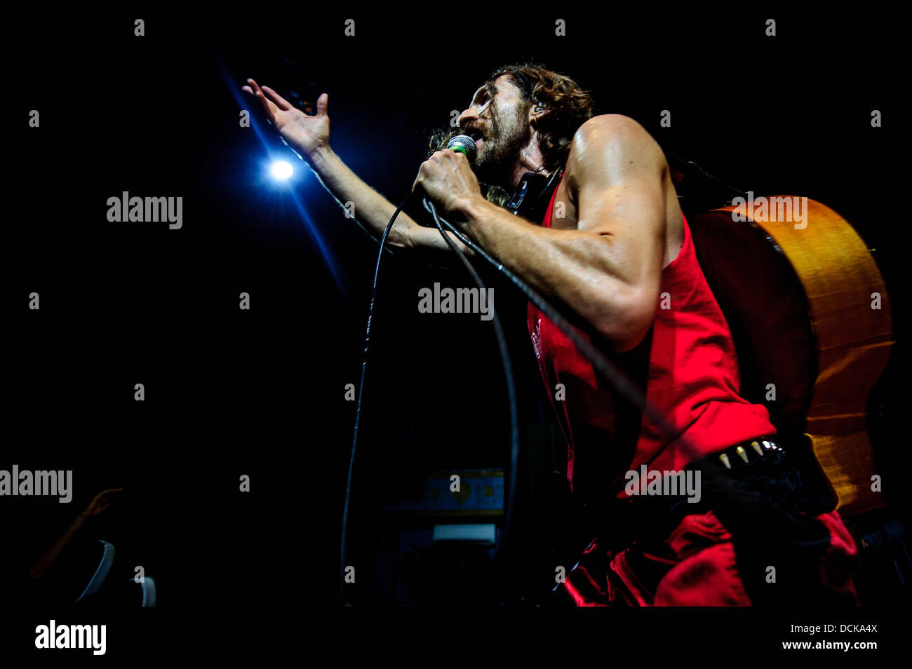 Toronto, Ontario, Canada. 19th Aug, 2013. Leader of American gypsy punk ...