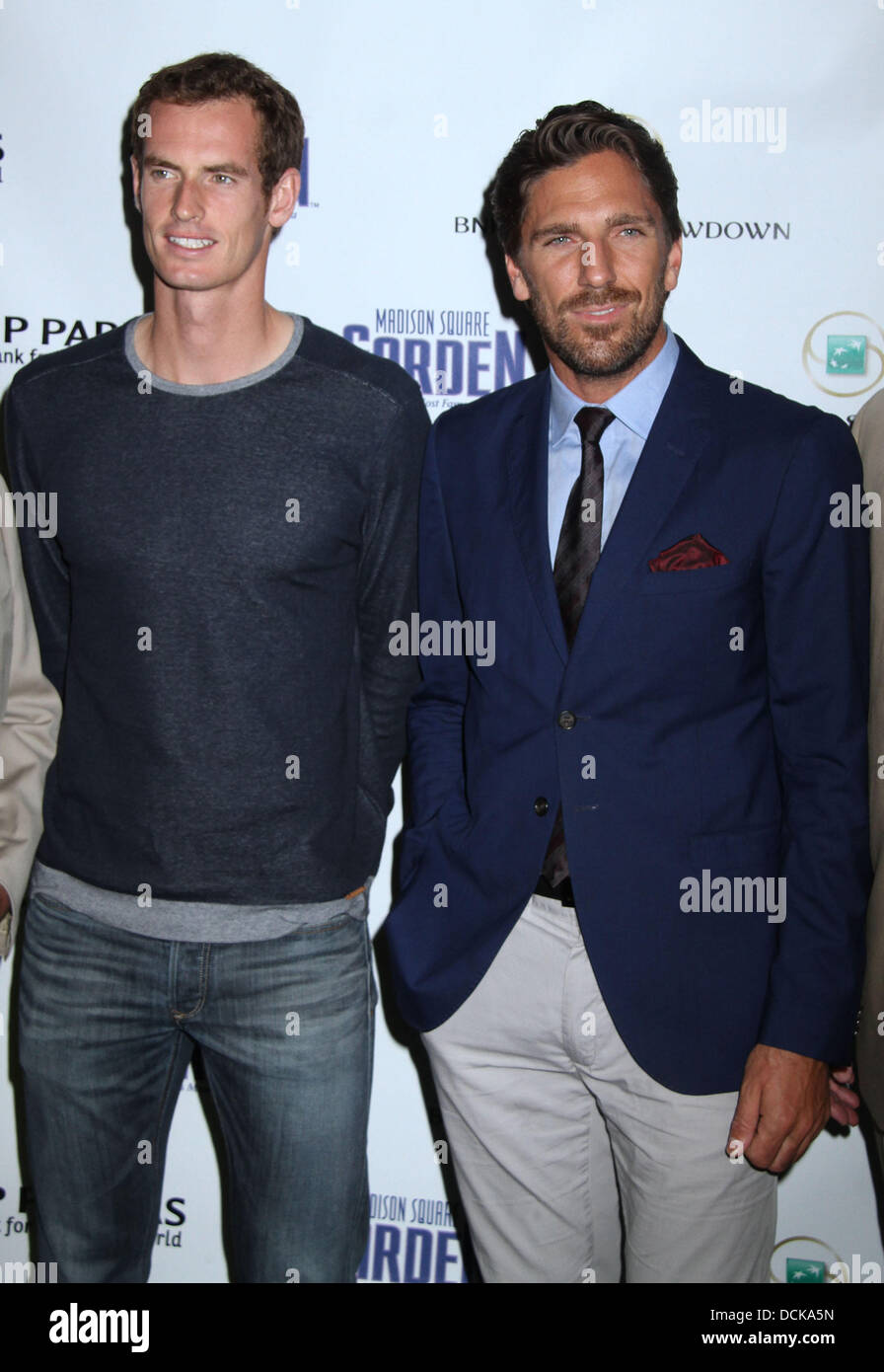 New York, New York, USA. 19th Aug, 2013. Tennis player ANDY MURRAY and ...