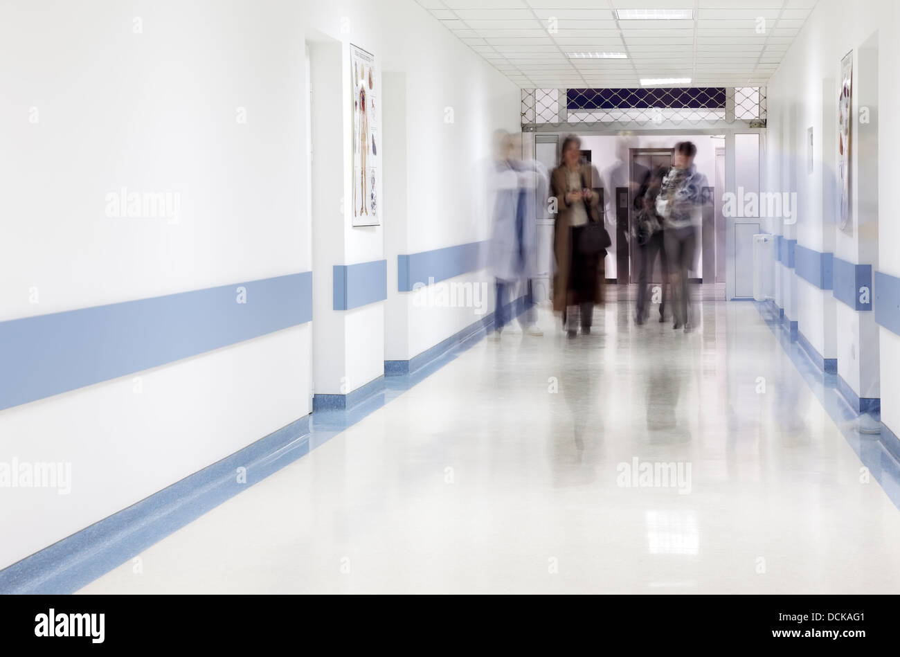 Corridor floor walking doctor hi-res stock photography and images - Alamy