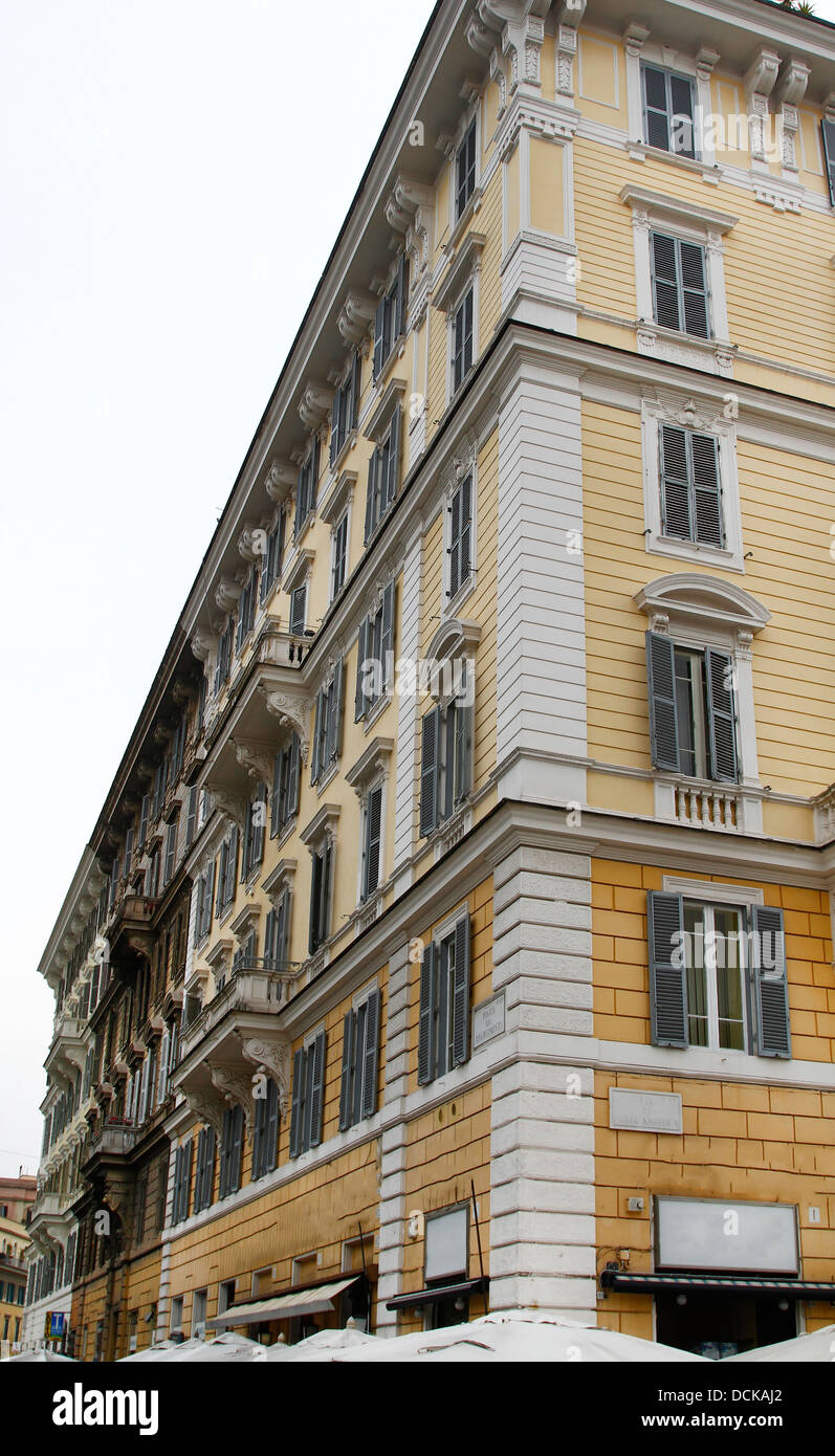 General view of the architecture of Rome buildings in Italy Stock Photo ...