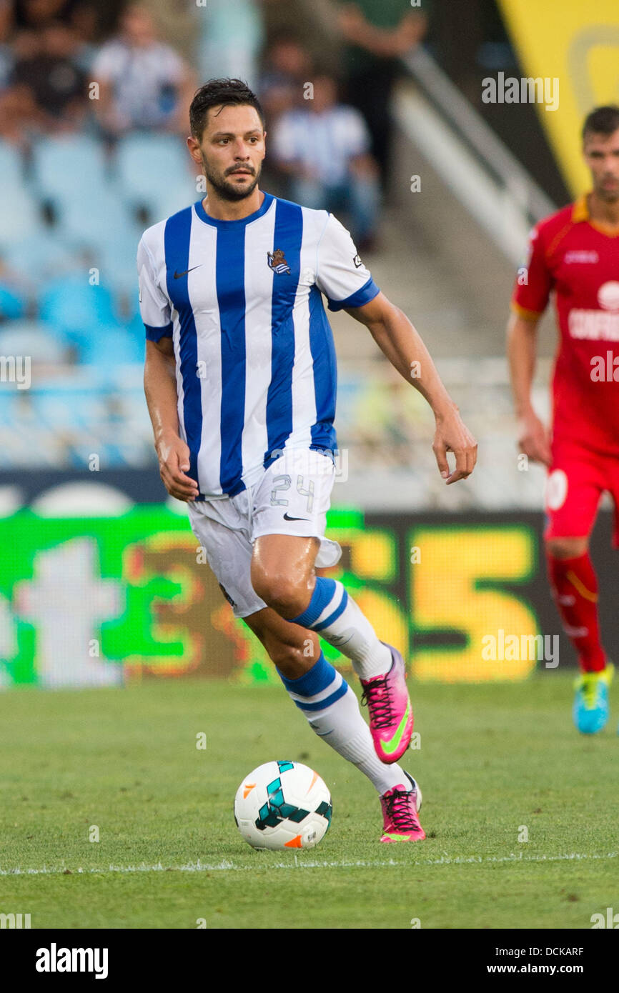 Alberto De la Bella (Real Sociedad), AUGUST 17, 2013 - Football ...
