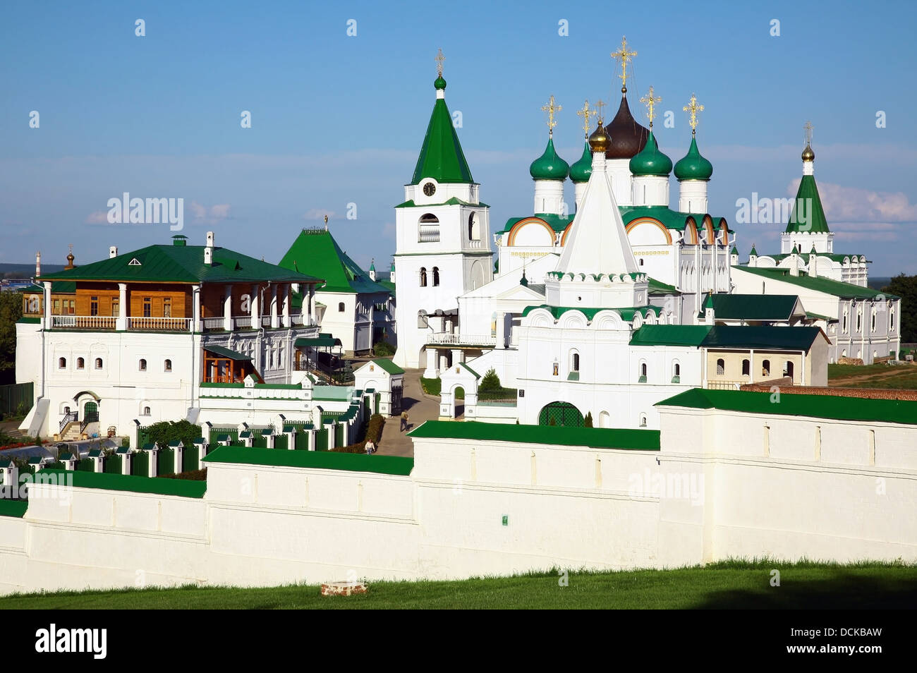 Summer Pechersky Ascension Monastery Nizhny Novgorod Russia Stock Photo ...
