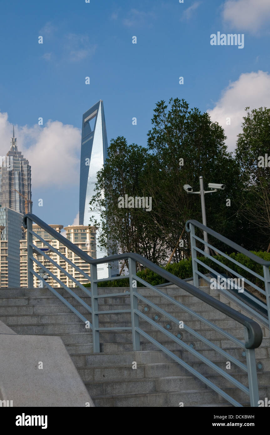 shanghai pudong view from puxi Stock Photo - Alamy