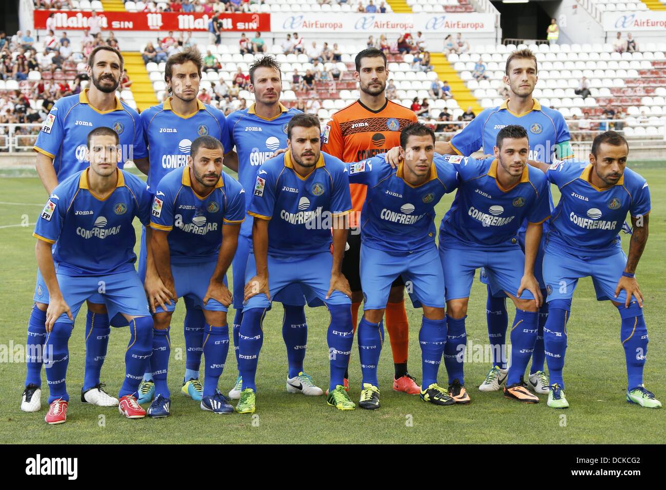 Getafe team group line-up, AUGUST 7, 2013 - Football / Soccer : Pre ...