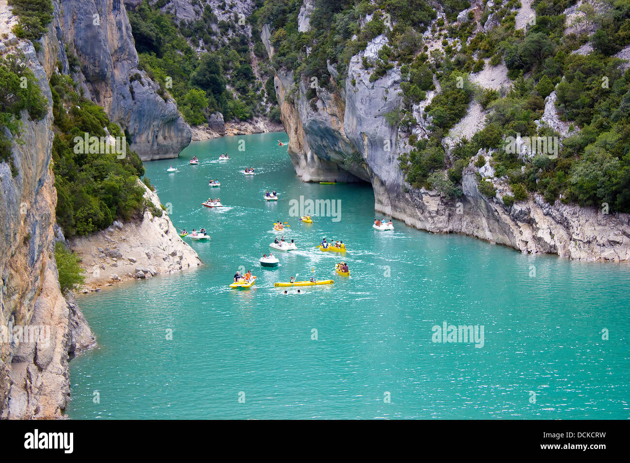 St croix lake les gorges du verdon provence france hi-res stock ...