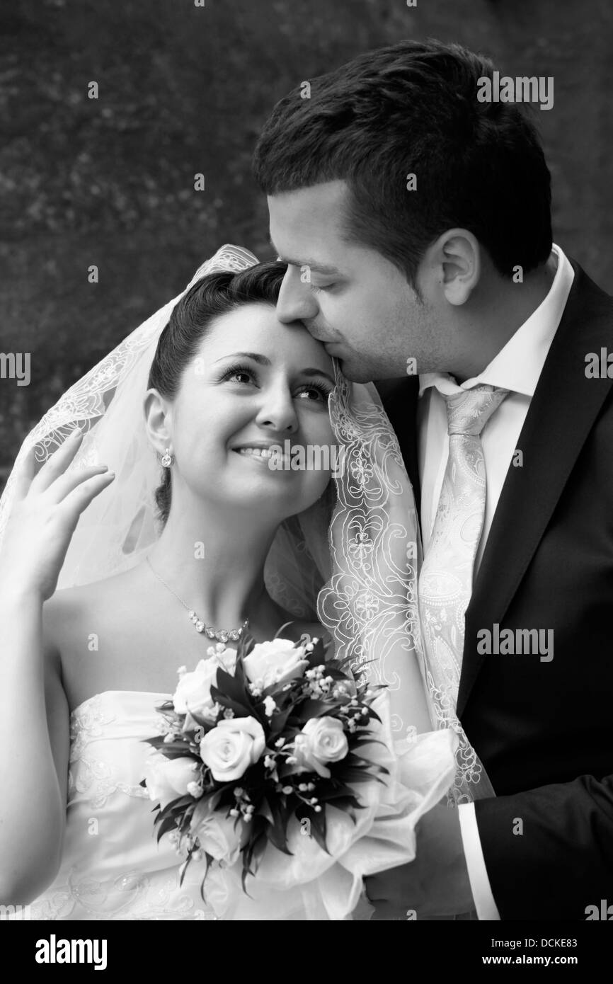 Beautiful passionate couple Black and White Stock Photos & Images - Alamy