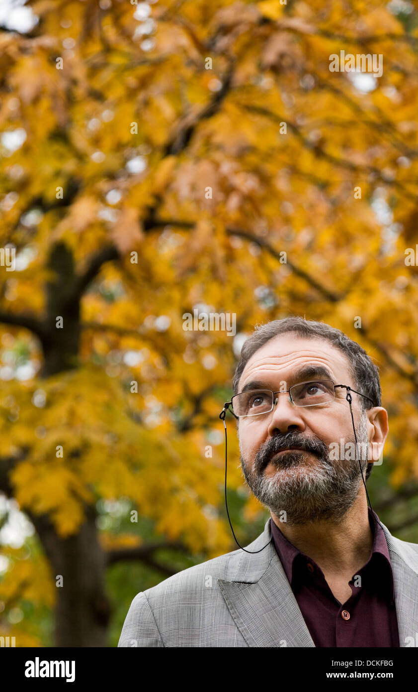 serious adult man looking up Stock Photo - Alamy