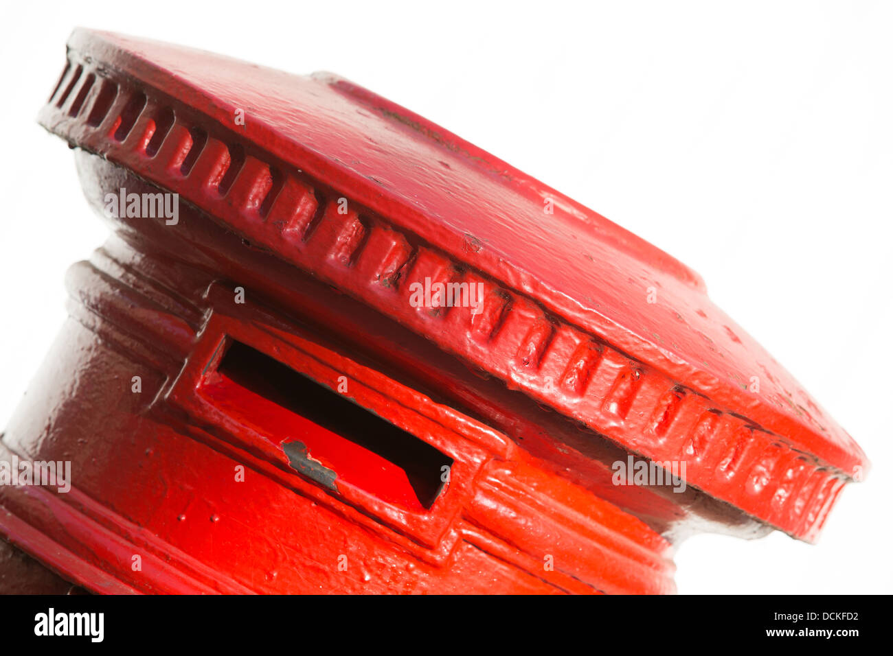 19/08/2013 british royal mail red post box Stock Photo - Alamy