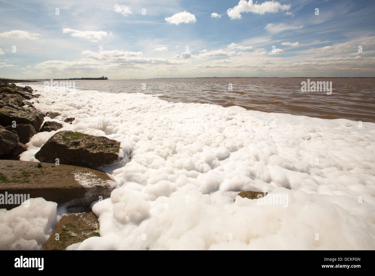 Contaminated water being emptied out of Finland Docks in Hull, directly ...