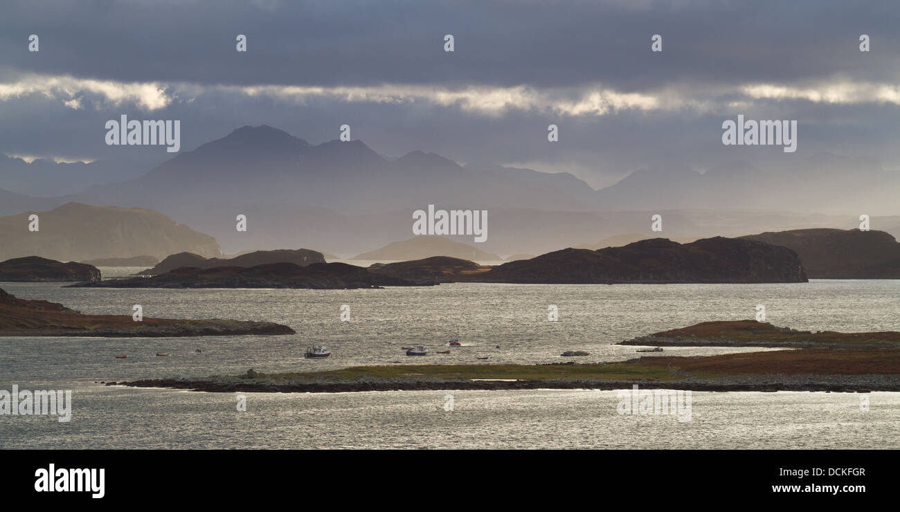 summer isle landscape scotland Stock Photo - Alamy