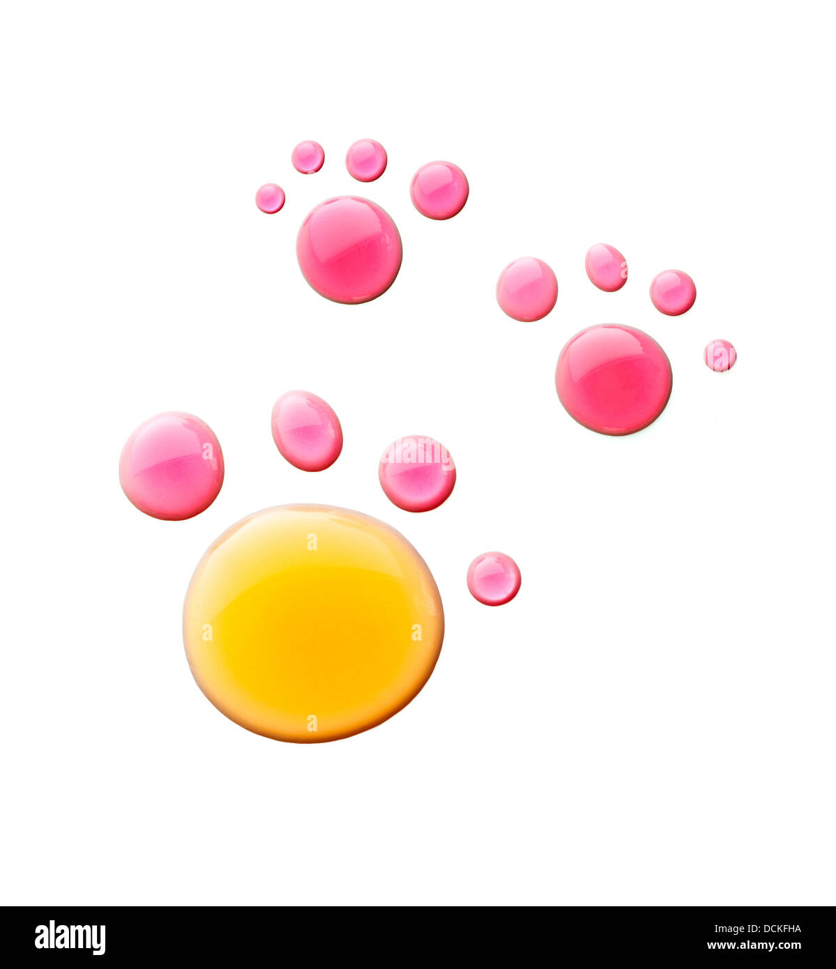 Water drops silhouette Cut Out Stock Images & Pictures - Alamy