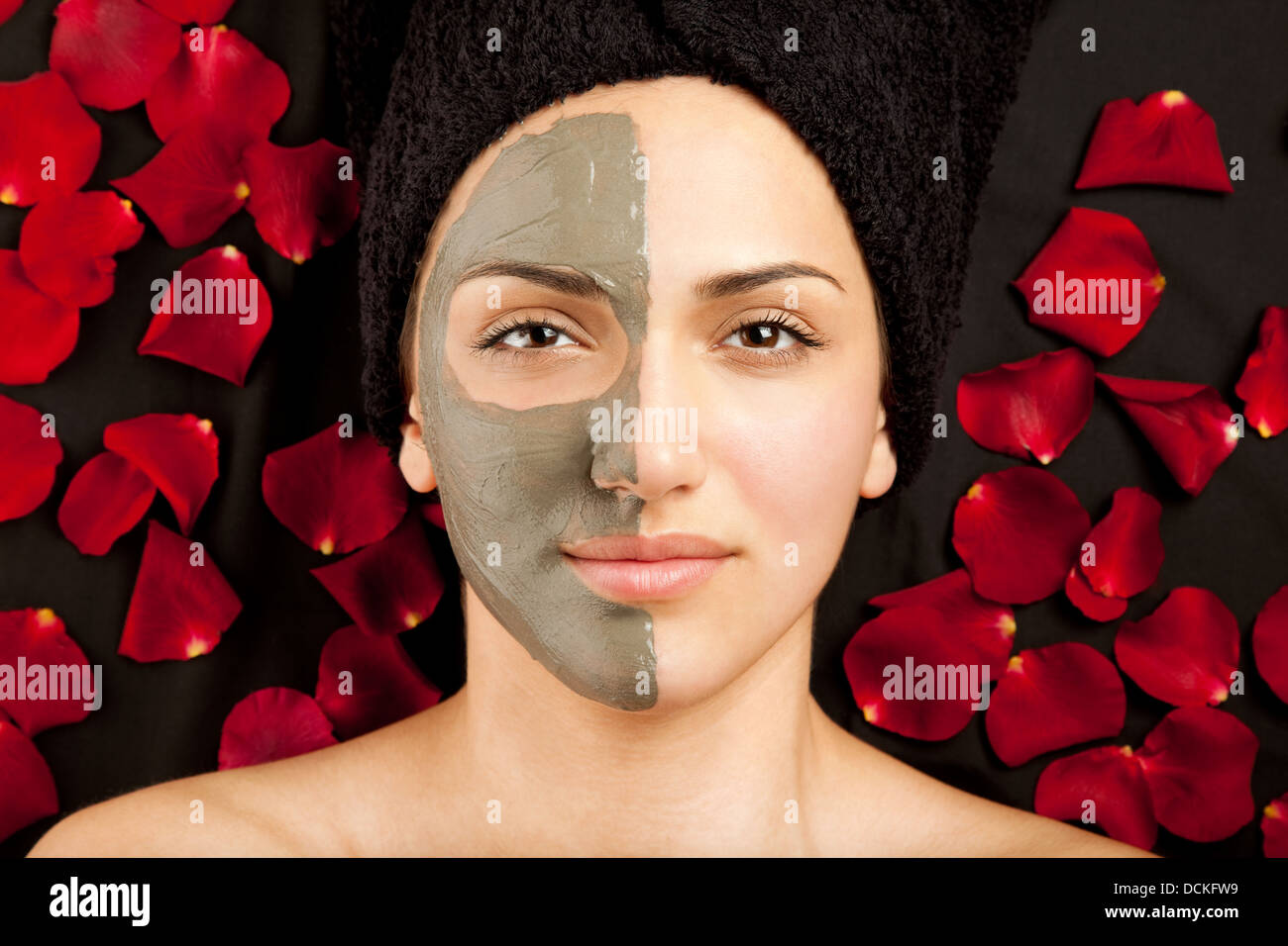 Facial Clay Mask Stock Photo - Alamy