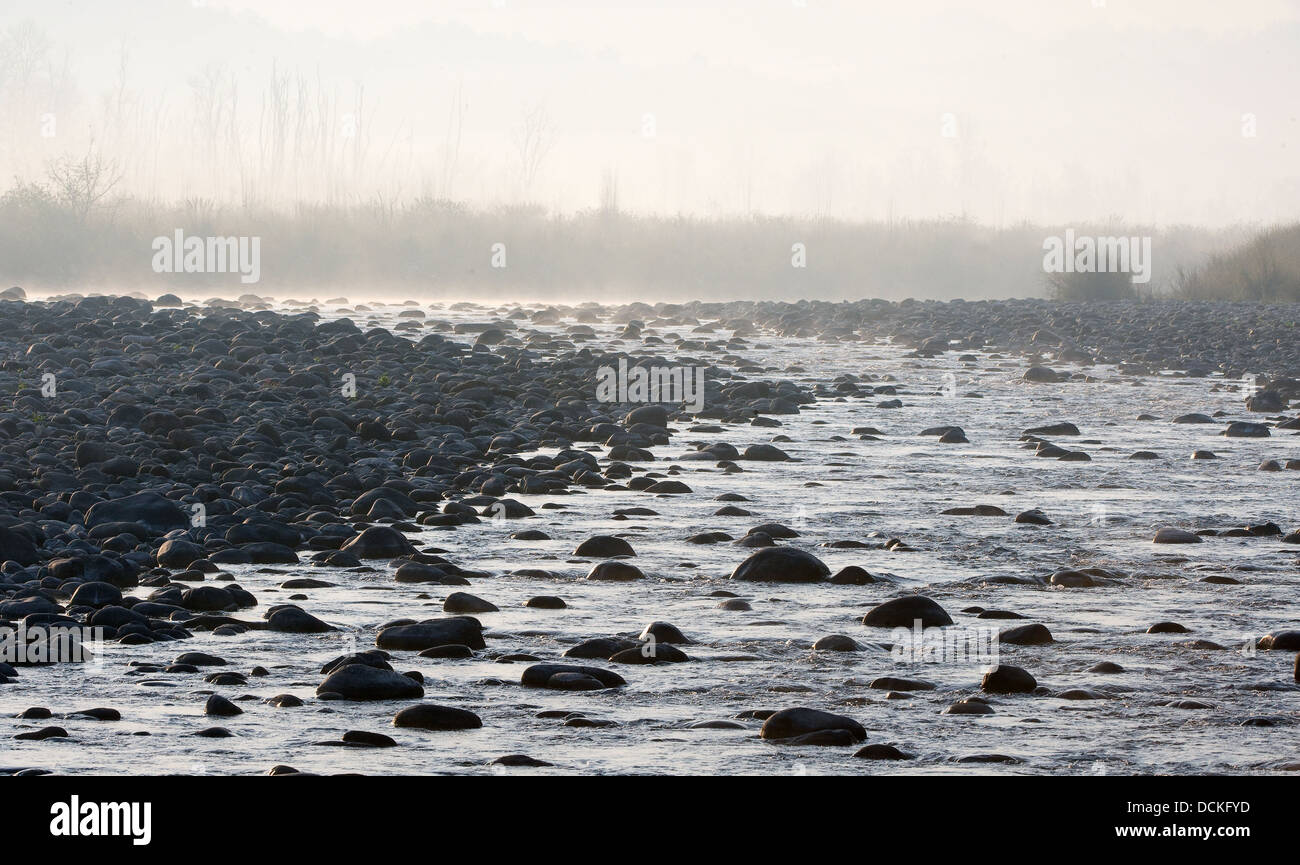 River flowing on rocks Stock Photo - Alamy