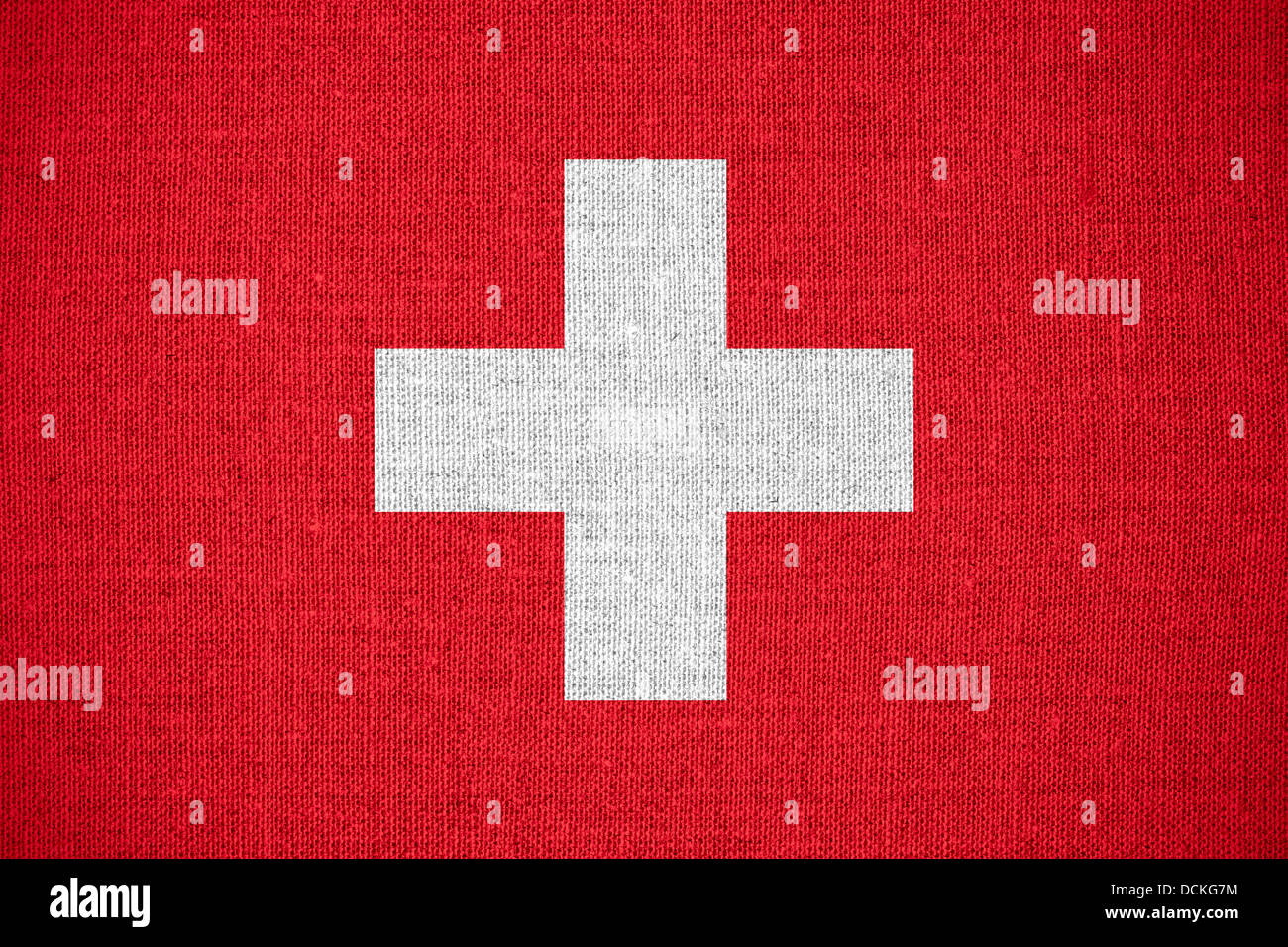 flag of Switzerland or Swiss banner on canvas background Stock Photo ...