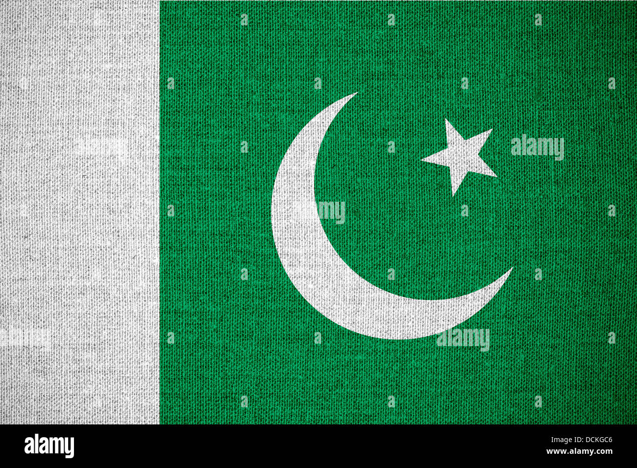 flag of Pakistan or Pakistani banner on canvas background Stock Photo ...