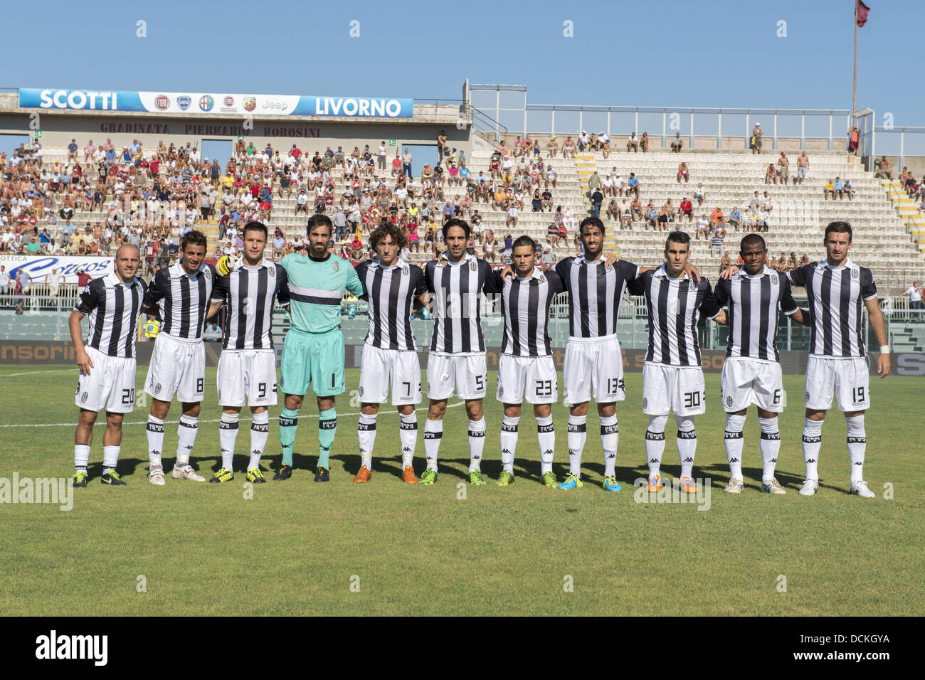 Siena team group line-up, AUGUST 17, 2013 - Football / Soccer : Siena ...