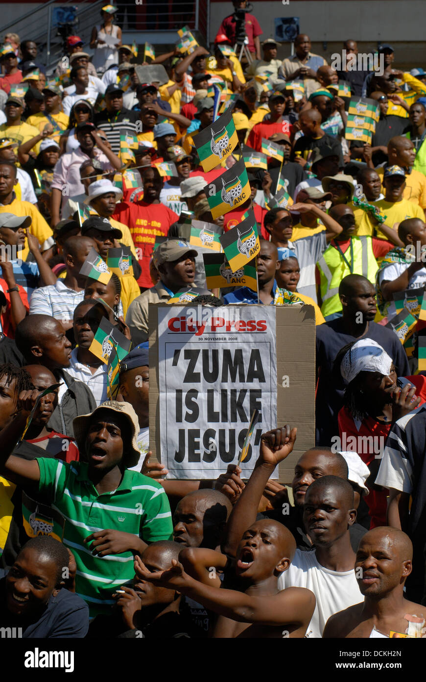 South Africa Johannesburg 19 April 2009: African National Congress (ANC ...