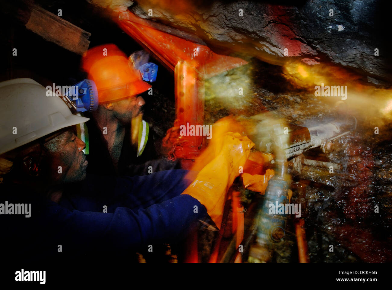 South Africa Anglo Gold Ashanti's Mponeng Mine neear Carletonville west ...